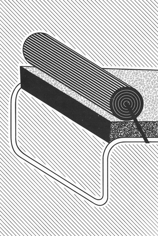 aqqindex: Hans Hollein, Drawing Detail, Circa 1981 - The Blind Machine