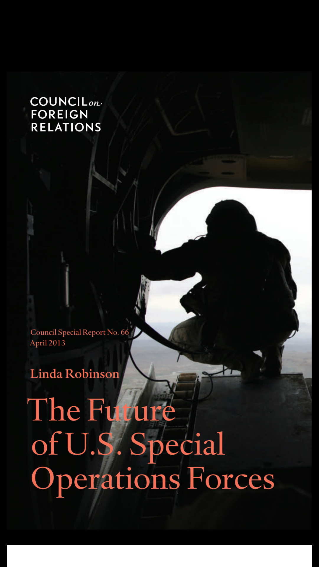 The Future of U.S. Special Operations Forces - The Blind Machine